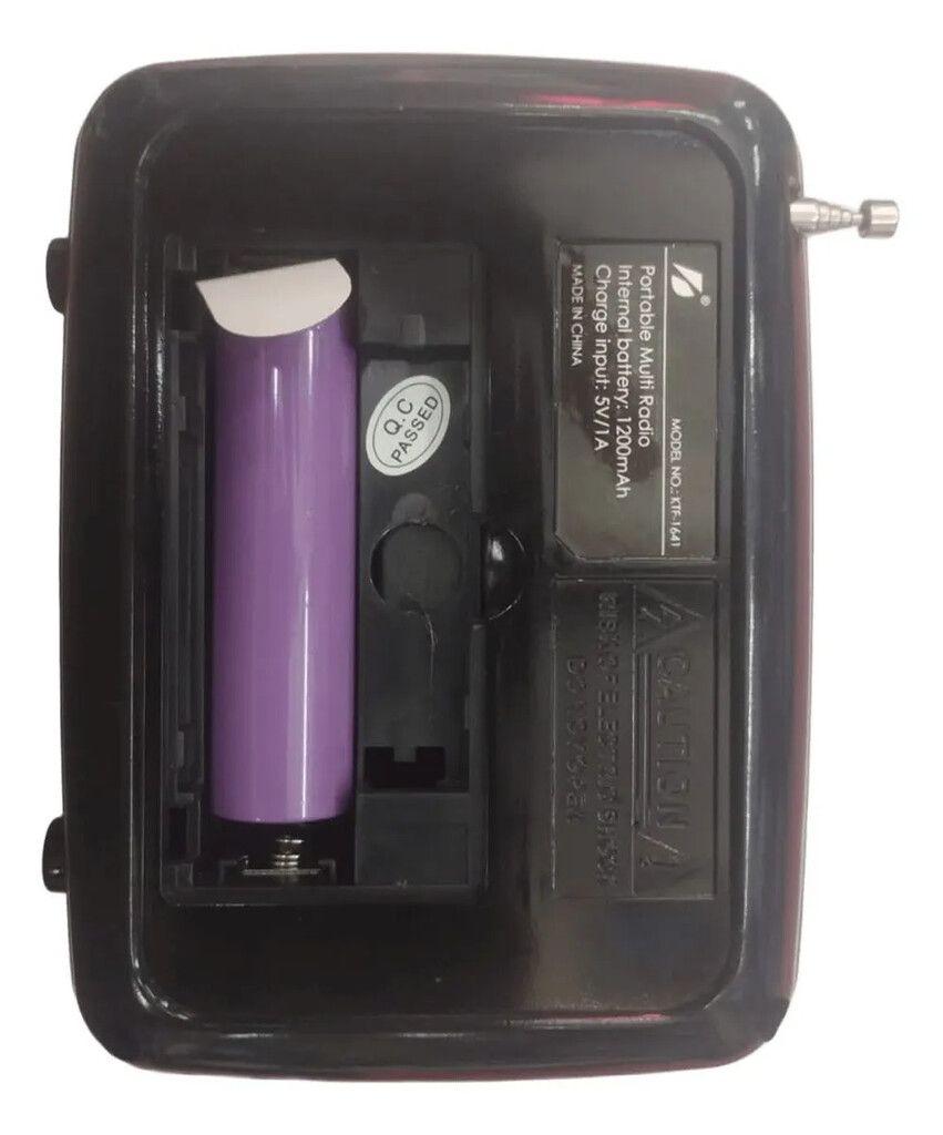 RADIO VINTAGE FM AM USB RECARGABLE KTF 1641 SILVER – MTP Patagonico